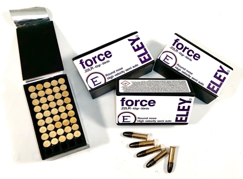 Munitions Eley 22 LR Force Haute Vélocité