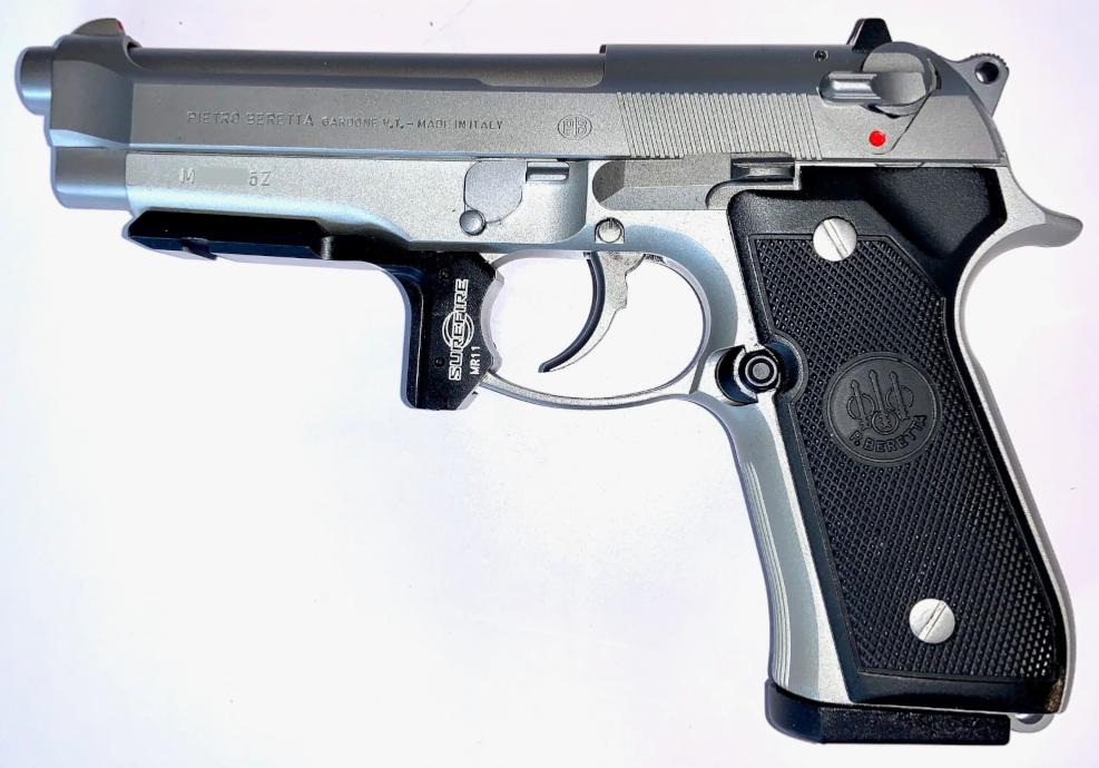 Pistolet BERETTA 92 FS Inox Brigadier (arme occasion, Très Bon état)