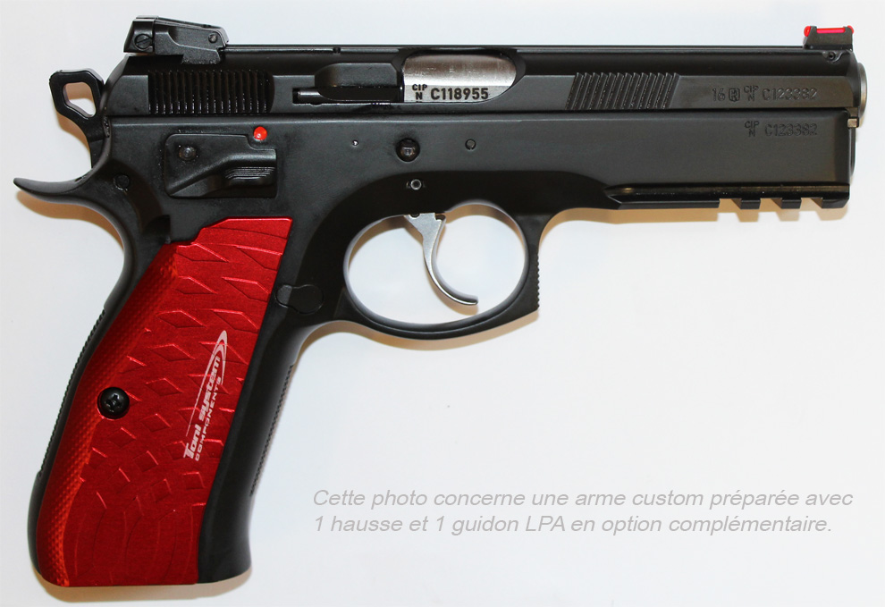Pistolet CZ 75 SP01 SHADOW 1 PROD CUSTOM TLGS